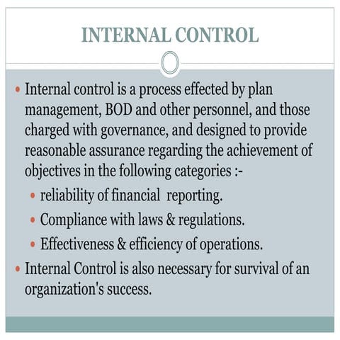 Internal control | PPTX