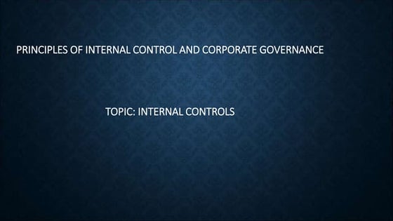 Explain Internal Controls and Corporate Governance.SolutionInt.pdf