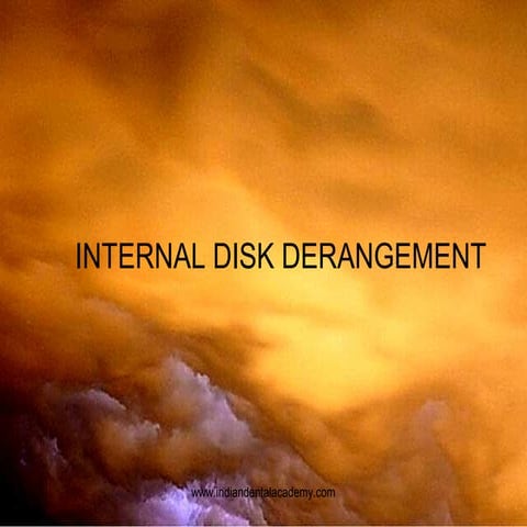 Internal disk derangement / implant dentistry course/ implant dentistry ...