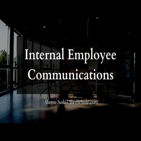 Internal Communication Strategy | PPTX