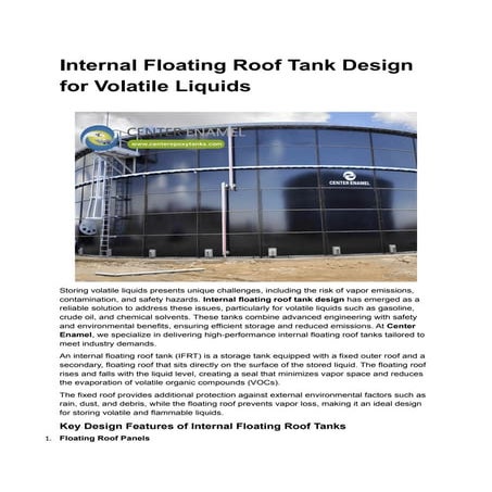 Internal Floating Roof Tank Design for Volatile Liquids.docx