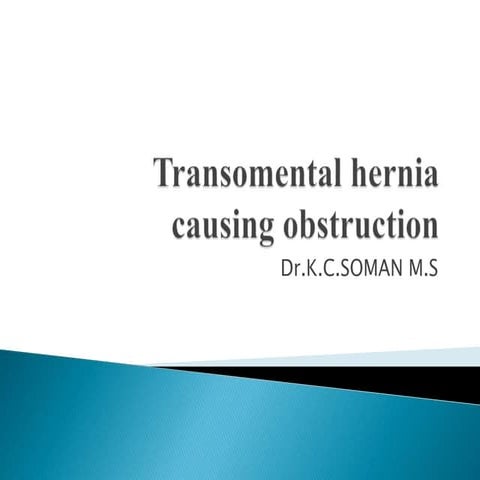 Internal hernia | PPTX
