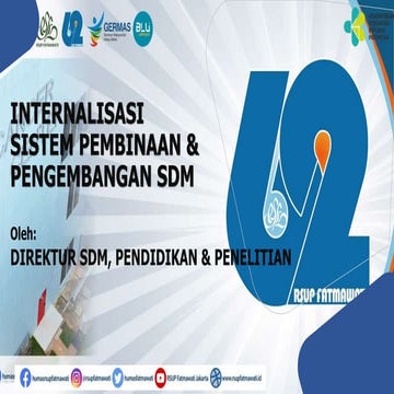 Internalisasi SIstem Pembinaan dan Pengembangan SDM Orientasi 15 Agus ...