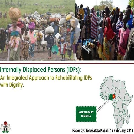Internally Displaced Persons - An Integrated Approach to Rehabilitating ...