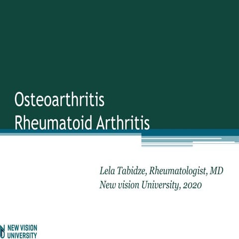 Internal Medicine Topic 9 OA and RA.pptx