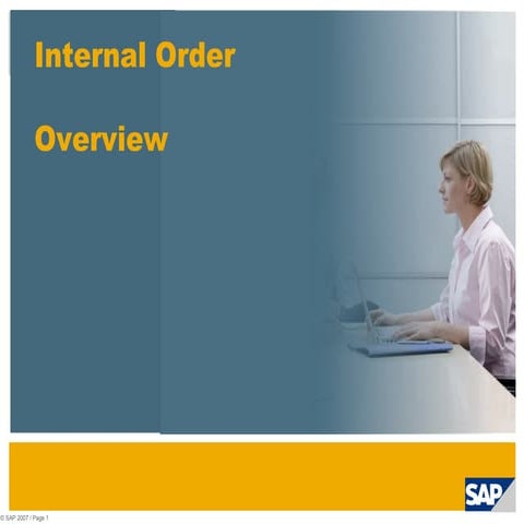 Internal order overview | PPT