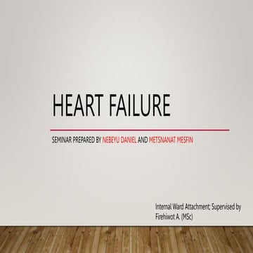 Congestive heart failure CHF | PPTX