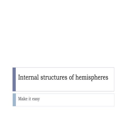 Internal structures of hemispheres | PPTX