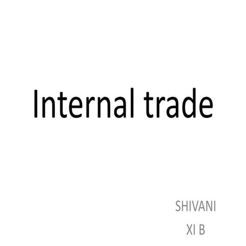 international trade | PPTX