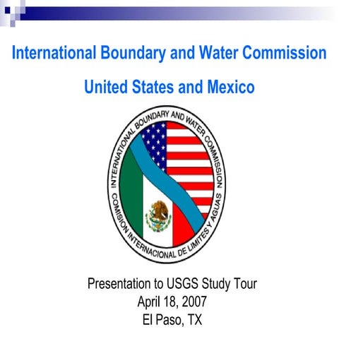 A presentation on the transboundary water dispute of the Silala ...