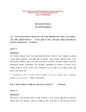 International business | DOCX | Large Business | Business