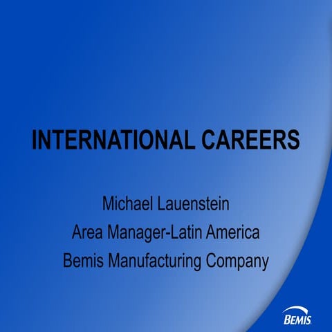 International Careers | PPT