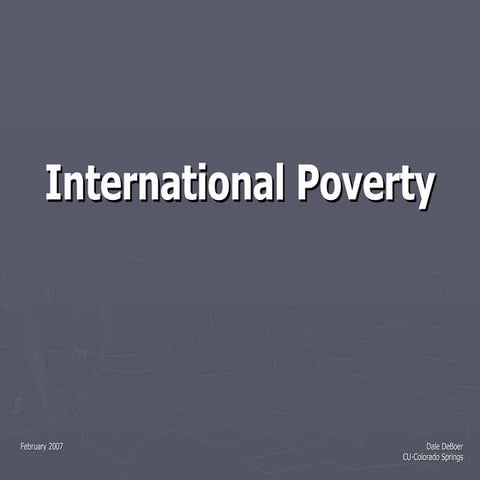 International Poverty | PPT | Debated Sensitive Social Issues ...