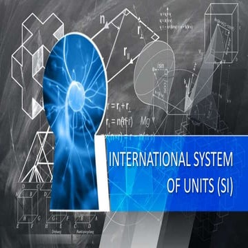 International system-units (Science 6) | PPT