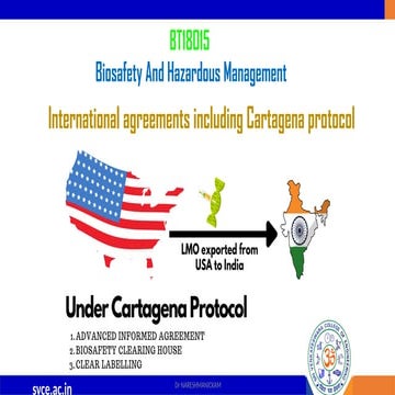 International agreements including Cartagena protocol.pptx
