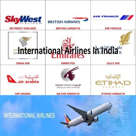 Airlines tail logos list with names for students | PPTX