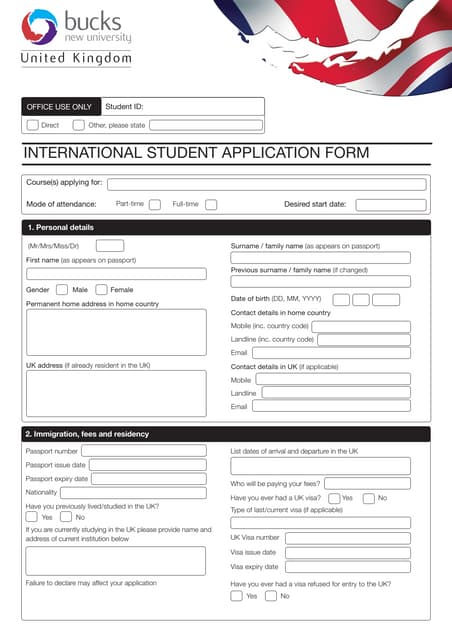 Charles Sturt University Csu study centre application form 250215 | PDF