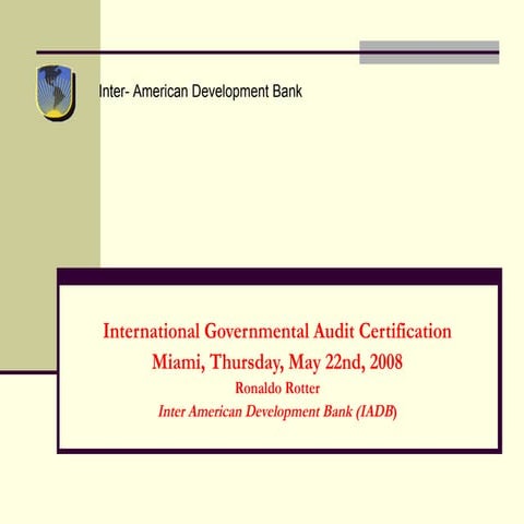 International audit certification | PPT