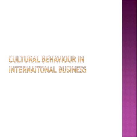 International business | PPT