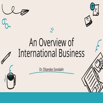 INTERNATIONAL BUSINESS chapter 1 power point | PPT
