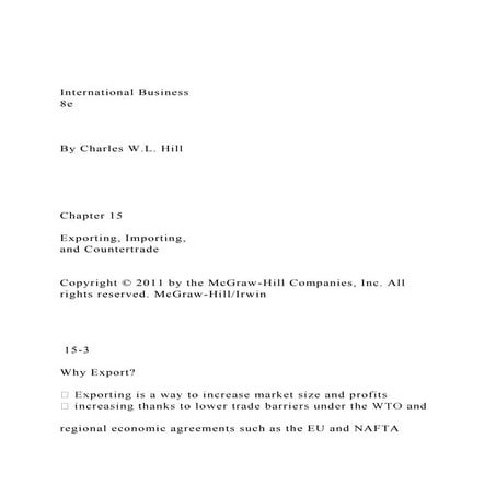 International Business 8e By Charles W.L. Hill .docx