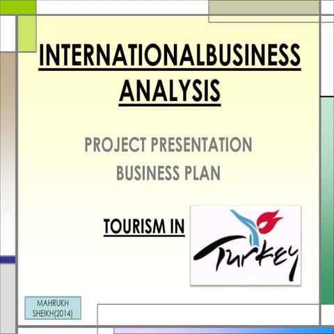 ESTABLISHING BUSINESS IN TURKEY (2014) | PPTX