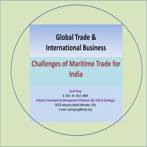 Global Trade - International Business | PDF | Cruises | Travel Type