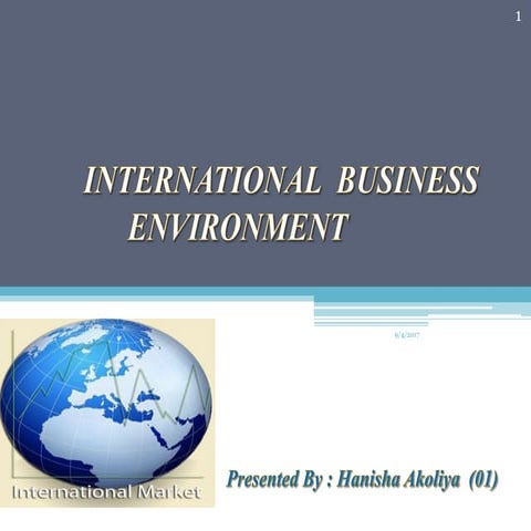 International business environment | PPTX