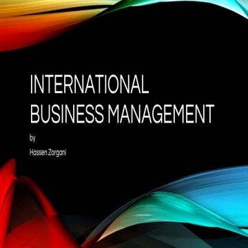 International business management .pptx