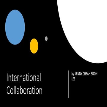 International collaboration | PPTX