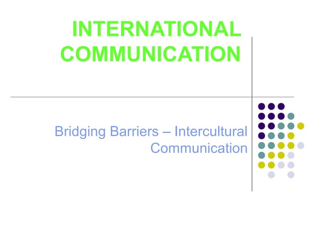 4. sensitivity to cultural dimension of communication | PPTX