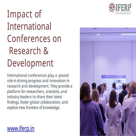 How International Conferences Foster Collaboration in Research ...