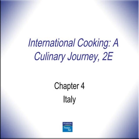 International cooking 04 Italy | PPT