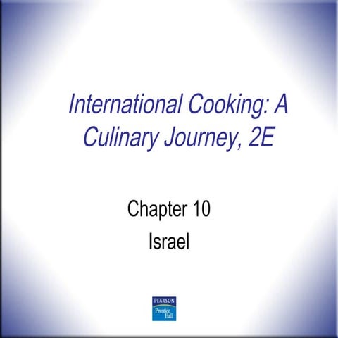 International cooking 10 Isarel | PPT