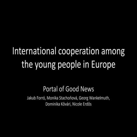 International cooperation | PPT | Free Download