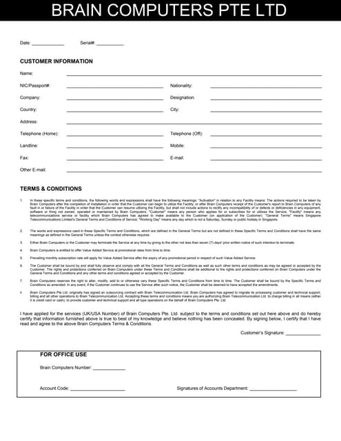 Seminar Registration Form | PDF