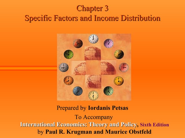 Stolper samuelson theorem | PPTX