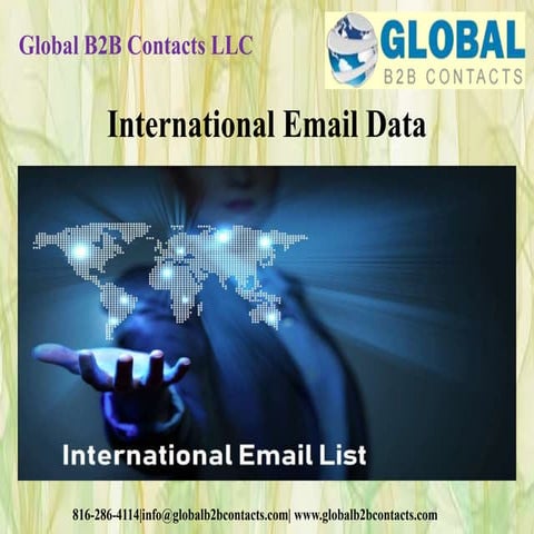 International email data | PPTX