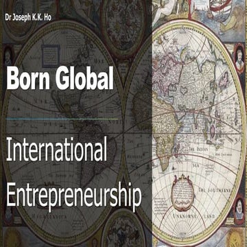 International entrepreneurship - 2 - Born Global | PPT