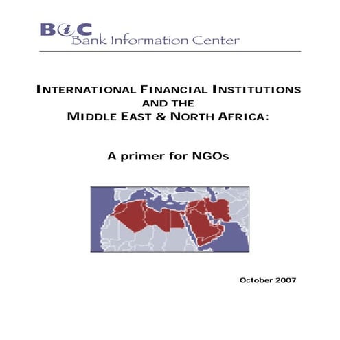 International Financial Institutions and their Role | PPTX