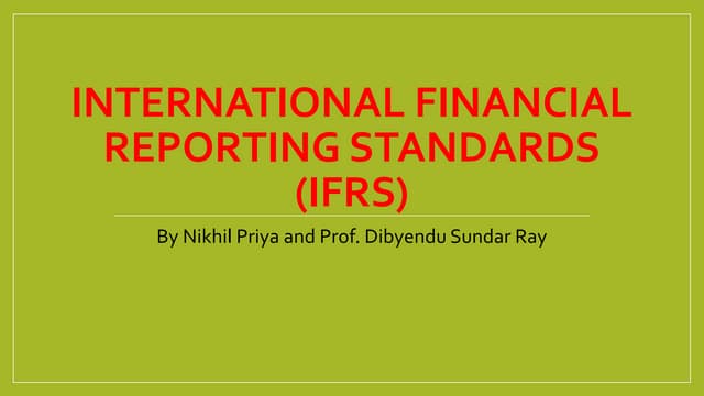 Ifrs ppt | PPTX