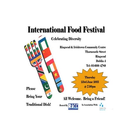 International Food Festival Poster | PPT