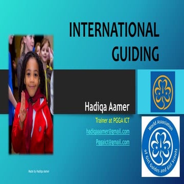 International Guiding in Pakistan | PPTX