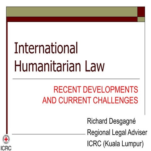 International humanitarian law | PPT