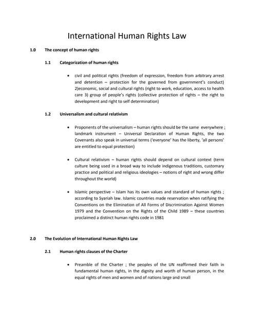 Third generation of human rights | PPT