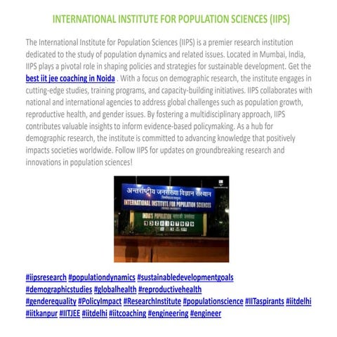 INTERNATIONAL INSTITUTE FOR POPULATION SCIENCES (IIPS).pptx