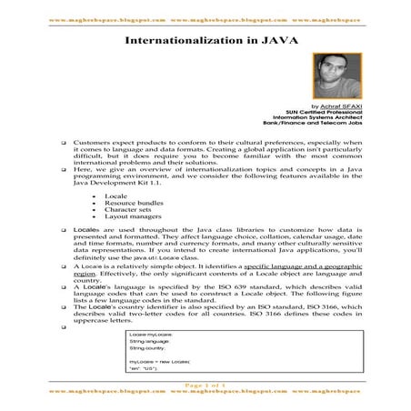 Internationalization in Java | PDF