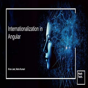 Internationalization in Angular Presentation | PPTX | Computing | Technology & Computing