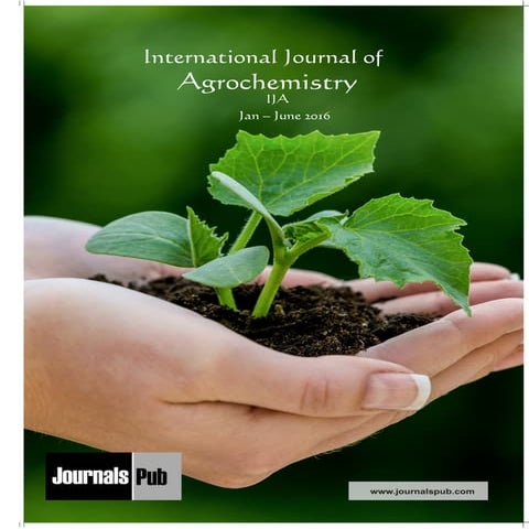 International Journal of Agrochemistry vol 2 issue 1 | PDF