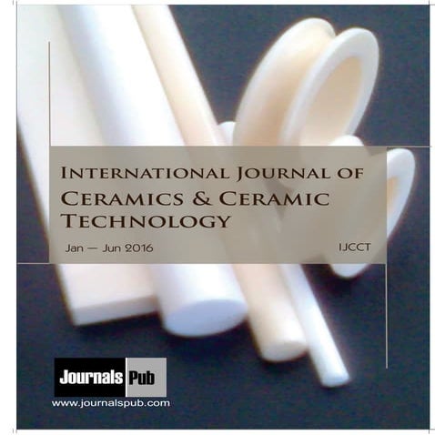 International Journal of Ceramics and Ceramic Technology vol 2 issue 1 ...